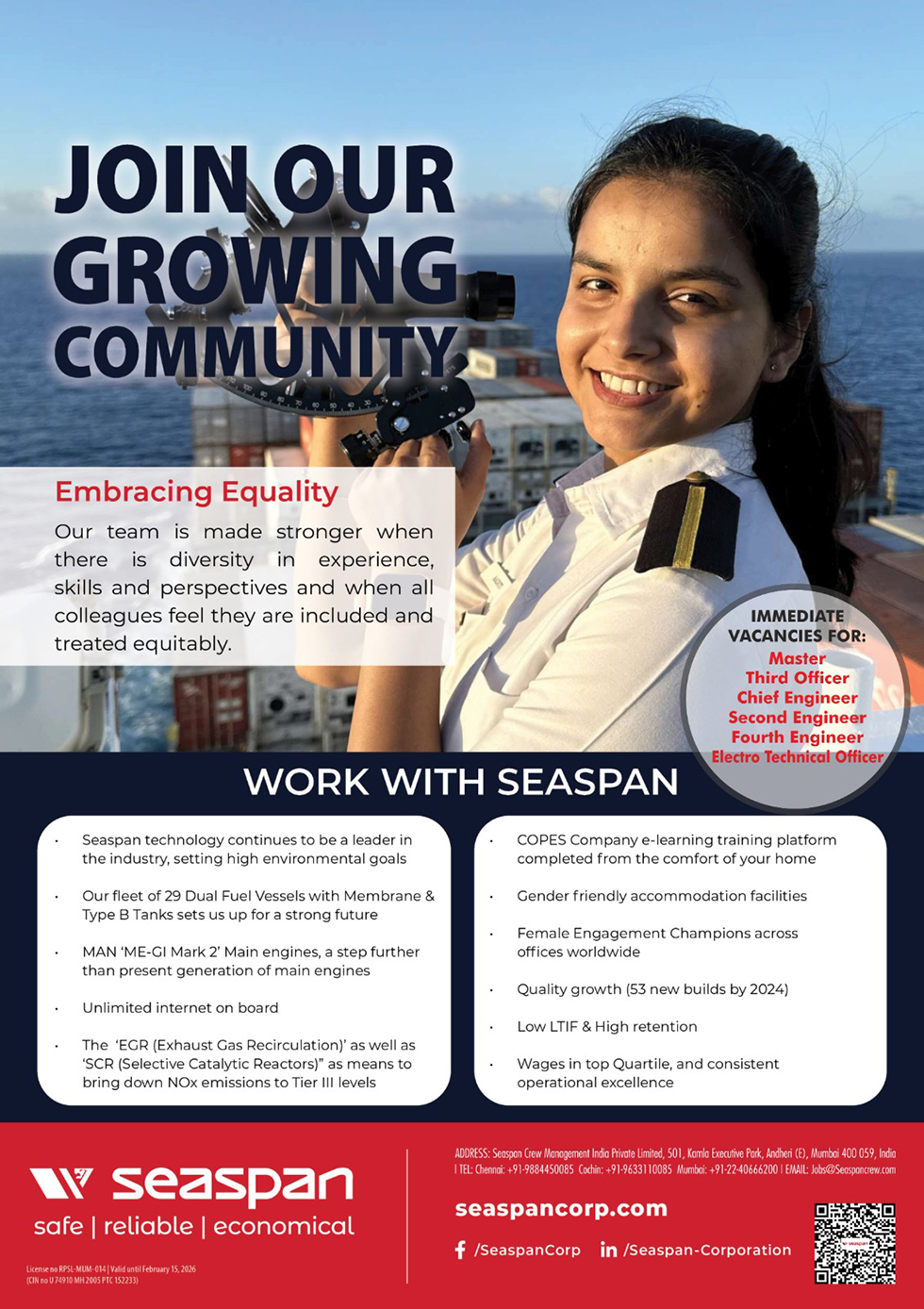 Seaspan Crew Management | Seaj | Marine Website
