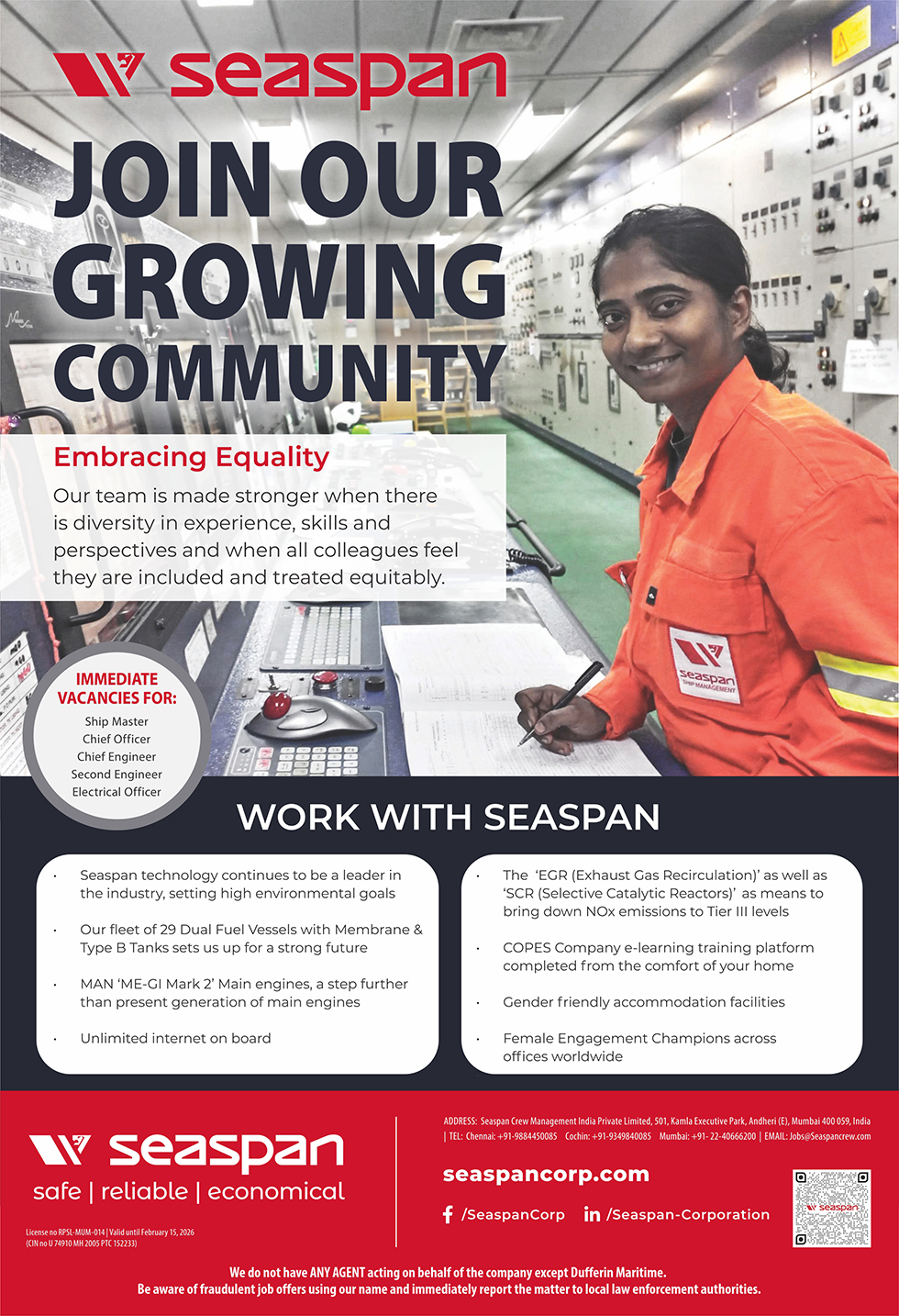 Seaspan Crew Management | Seaj | Marine Website